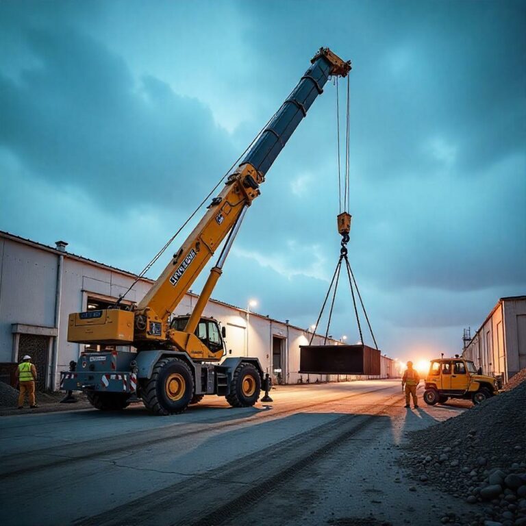 Crane - Maplecrete Pumping and Crane Services