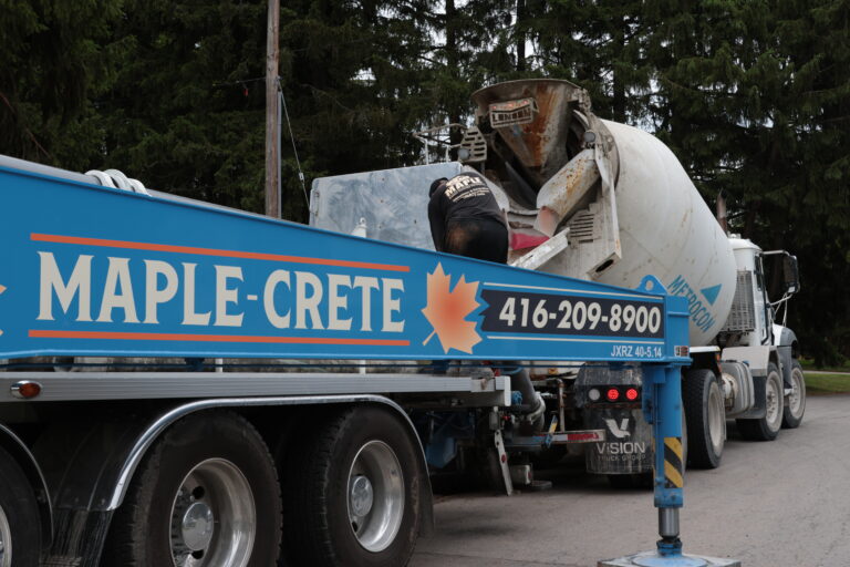 Boom Pump - Maplecrete Pumping and Crane Services