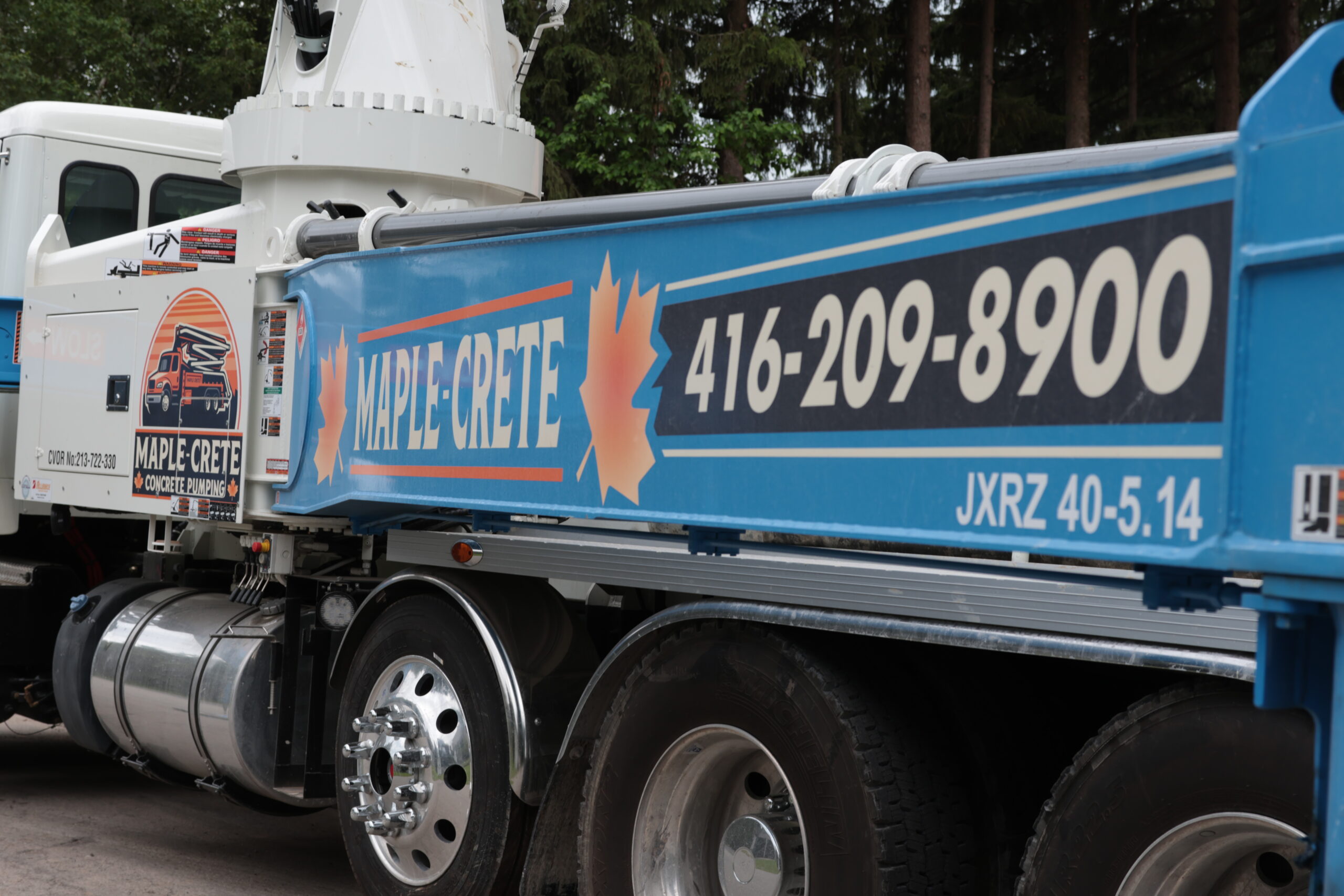Boom Pump - Maplecrete Pumping and Crane Services